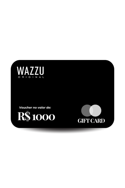 Cartão Presente Wazzu Original R$ 1000