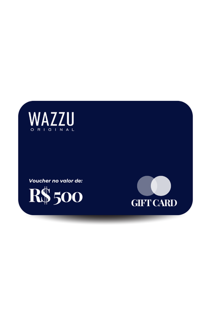 Cartão Presente Wazzu Original R$ 500